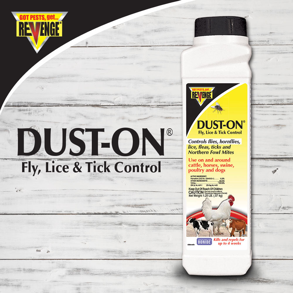 Bonide REVENGE® Dust On® Fly & Lice Control Dust - Deer Park, NY - The ...