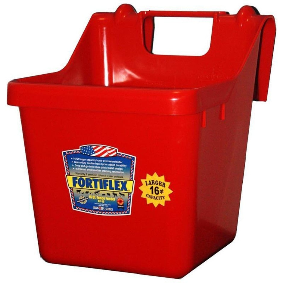 Fortiflex 16 Quart Hook Over Feeder - Deer Park, NY - The Barn Pet Feed ...